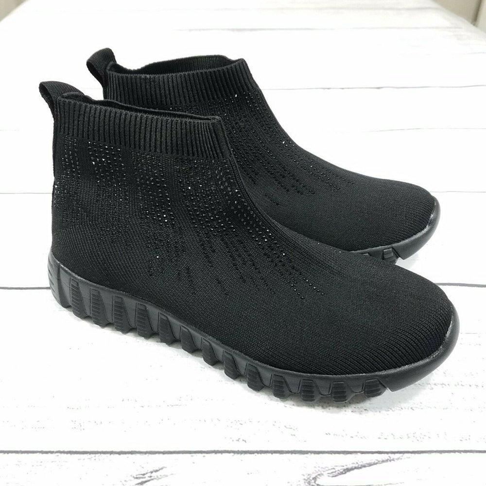 Bernie Mev Leighton Knit Sneaker Womens Size 37 - Gem